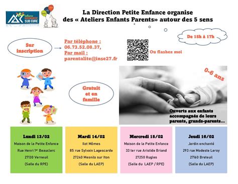 Ateliers Enfants Parents