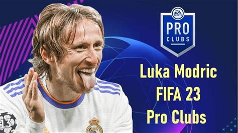 Luka Modric Pro Clubs Face Creation FIFA 23 YouTube