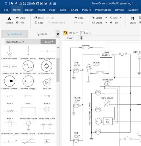 Online Electrical Schematic Maker