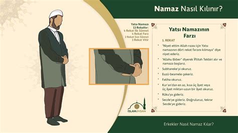 Yatsı Namazı Nasıl Kılınır Erkekler için Yatsı Namazının Kılınışı