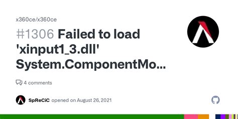 failed to load xinput1 3 dll systemponentmodel win32exception 0x80004005 1 is not a
