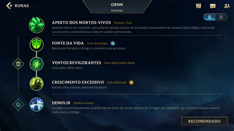 Wild Rift Melhores Builds E Runas Para Ornn
