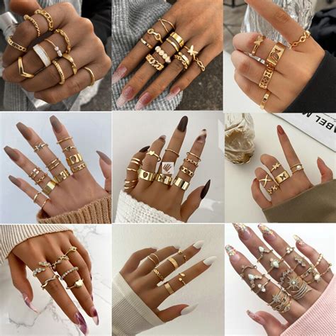 Kad Nlar I In Bohemian Vintage Zirkon Y Z K Seti Alt N Renk Boho