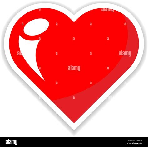Icono De Forma De Coraz N Rojo D A De San Valent N Amor Emoticono