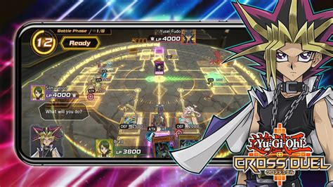 FIRST LOOK NEW Yu Gi Oh Cross Duel Mobile Game Beta RANKED 4 PLAYER