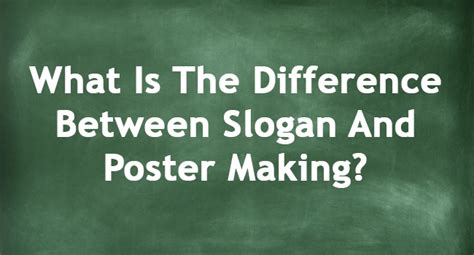 Slogan Poster Gambaran