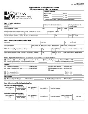 Fillable Online Dads State Tx DADS Or HHSC Form The Texas Department
