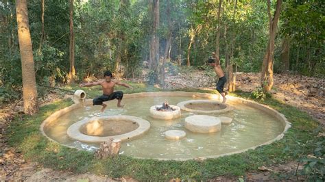 Build Tunnels Swimming Pool Water Slide To Temple Underground Swimming