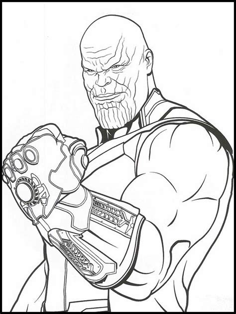 Imagenes Para Pintar Vengadores Endgame 34