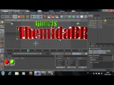 Como Fazer Uma Intro No Cinema 4d Parte 2 YouTube