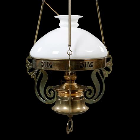 TAKFOTOGENLAMPA jugend 1900 talets början höjd ca 115 cm Bukowskis