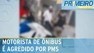 PM agride motorista de ônibus durante atendimento de ocorrência