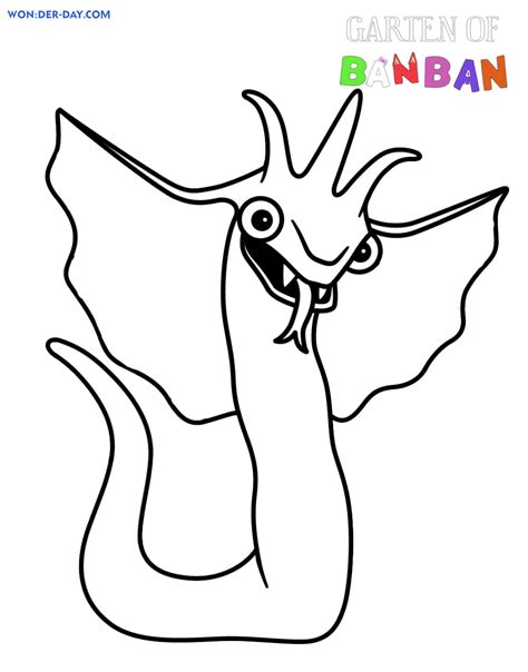 Garten Of Banban Coloring Pages WONDER DAY Coloring Pages For