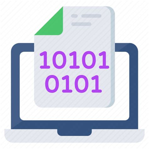 binary data binary file binary document binary doc digital code icon download on iconfinder