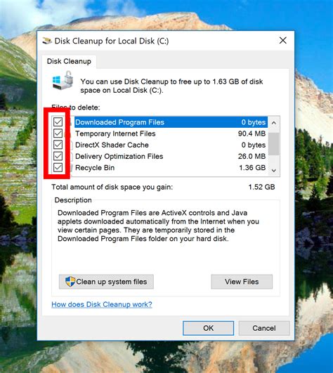 how to access disk cleanup in windows 10