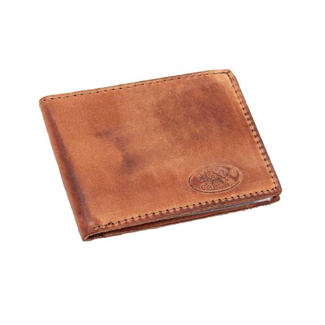 Carteira Masculina Pequena De Couro Bovino Rustico Legitimo Em