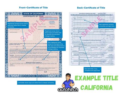 How To Transfer A Car Title In California
