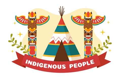 Worlds Indigenous Peoples Day Illustration Masterbundles