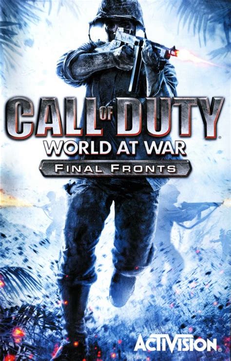 Call Of Duty World At War Final Fronts Cover Or Packaging Material