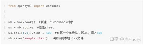 python第三方常用模块之openpyxl 知乎