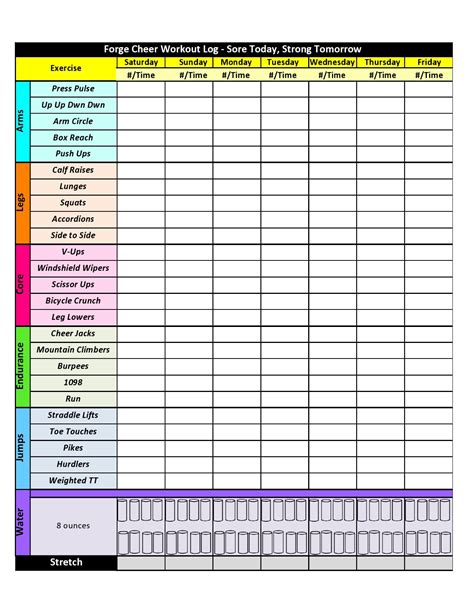Workout Tracker Printable OFF 68