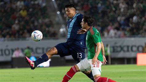 Resultado del partido amistoso México vs Guatemala junio 2023
