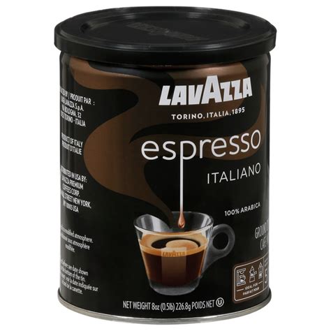 Lavazza Caffe Espresso Medium Roast Ground Coffee Hy Vee Aisles