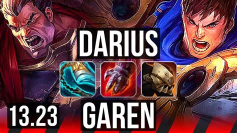 DARIUS Vs GAREN TOP 1 4M Mastery Legendary 300 Games KR Master