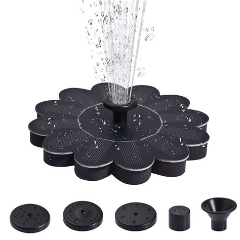 1 4W Solar Fontein Pomp Zonne Energie Vogel Bad Fo Grandado