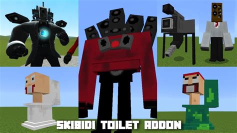 Мод skibidi toilet minecraft