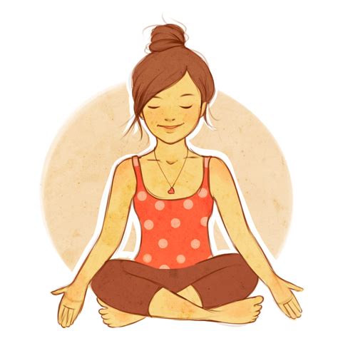 La Chica Del Yoga Dibuja Personajes De Dibujos Animados Originales A