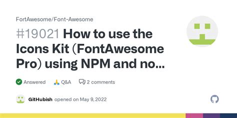 How To Use The Icons Kit Fontawesome Pro Using Npm And Not The