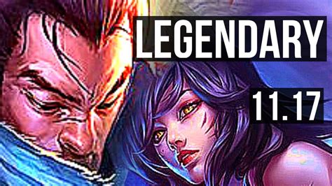 YASUO Vs AHRI MID Quadra 2 5M Mastery Legendary 400 Games 12 3