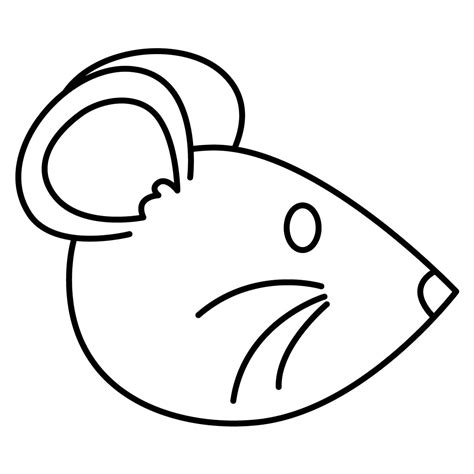 Dibujo de ratón para colorear e imprimir Dibujos y colores