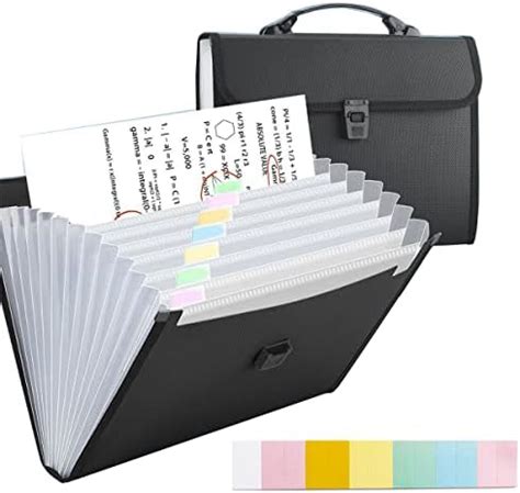 Carpeta Organizadora de Documentos 24 Bolsillo Folder Tamaño Carta A4