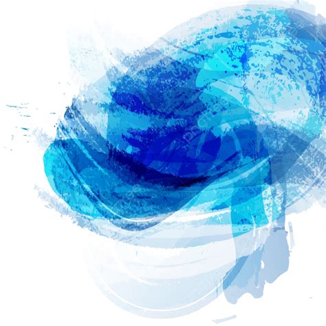 Blue Watercolour Splash Background Graphic Element Stroke Background