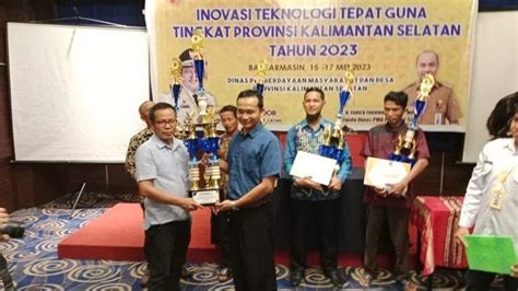 Usung Alat Detektor Banjir Tanbu Juara Lomba Inovasi TTG Se Kalsel