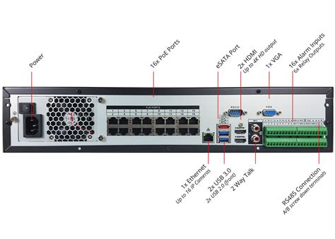 Nvr Poe 16 Channel