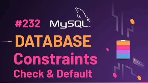 Mysql Database Check Default Auto Increment Constraints Database