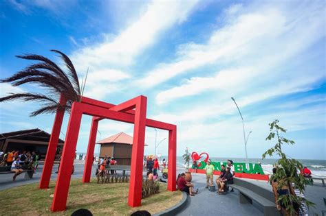 Estado Entrega Nova Orla Da Praia De Ajuruteua Em Bragan A Ag Ncia Par