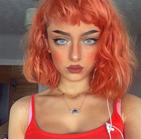 Pin By Cutestlaus On Hair Peach Hair Orange Hair Hair Inspo Color
