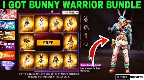 Here S How To Get A Rare Bunny Warrior Bundle In Free Fire MAX