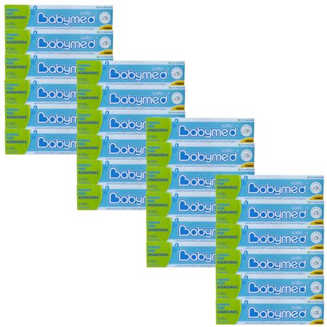 Kit 24x Babymed Pomada Contra Assaduras Azul 45g Shopee Brasil