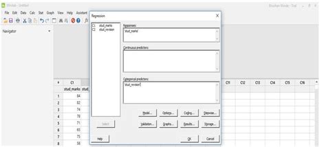 Minitab Regression How To Use Minitab Regression With Analysis