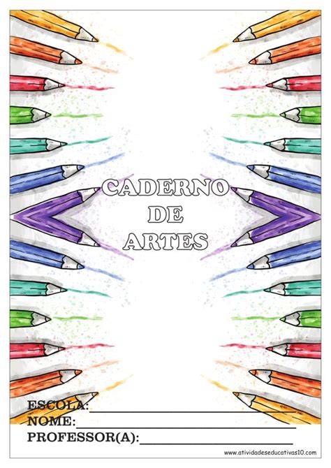 Desenhos Para Abertura De Caderno De Artes Abertura De Caderno