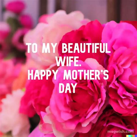 78 Mothers Day Messages To Wife Beautiful Thoughts Msgs Wishes