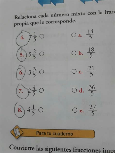 Como Pasar De Numero Mixto A Fraccion Impropia Ejemplos Opciones De