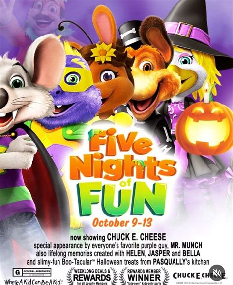 Quality Chuck E Cheese Five Nights Of Fun FNAF Parody Event 45 OFF