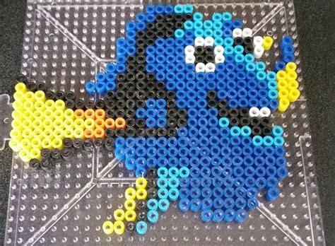 Finding Dory Perler Bead Disney Diy Perler Bead Crafts Diy Perler