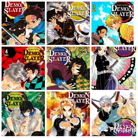 Mangá Demon Slayer Kimetsu No Yaiba 1 ao 23 Extras Escorrega o Preço
